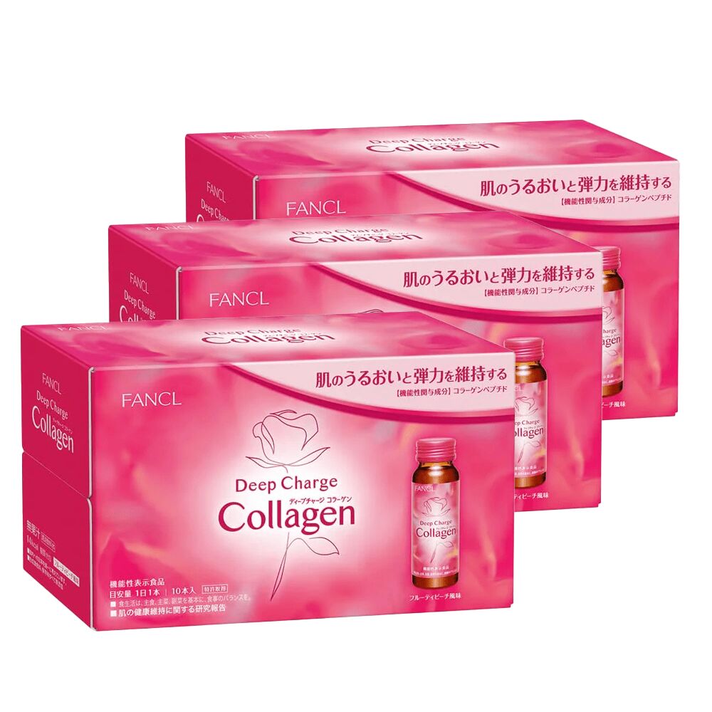 【超值3盒】FANCL 胶原蛋白口服液 30瓶 1500 毫升 - Weee!