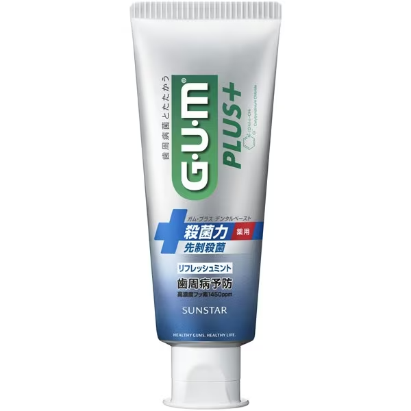 Get SUNSTAR GUM PLUS Toothpaste High Fluoride 1450ppm Formula Cool Mint Flavor120g Delivered ...