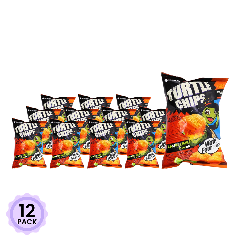 Get Orion Turtle Chips Flamin' Lime Flavor 160 g*12 pack Delivered ...