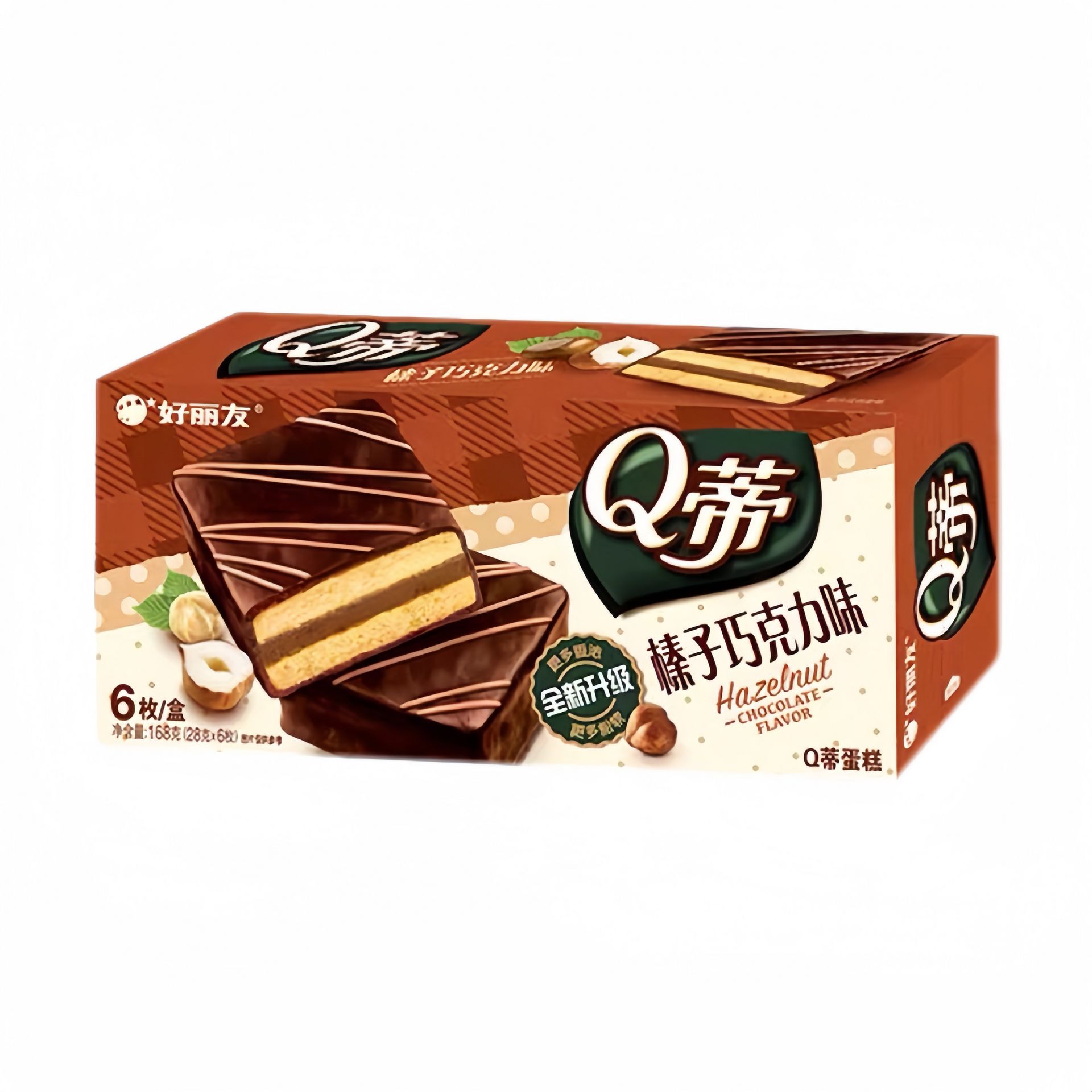 Get ORION Q-D Cake Hazelnut Chocolate Flavor 28g*6 pieces per box. Delivered | Weee! Asian Market