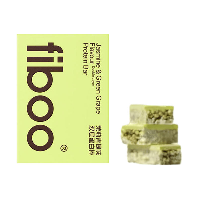 FIBOO Protein Bars #Jasmine GreenGrape Flavor 5pcs - Weee!