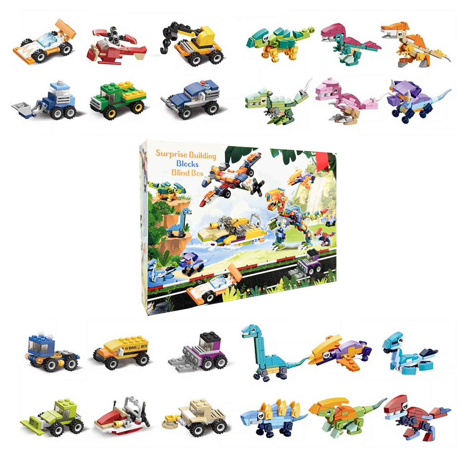 Get Surprise Building Blocks Blind Box Kids 24 Days Delivered | Weee ...