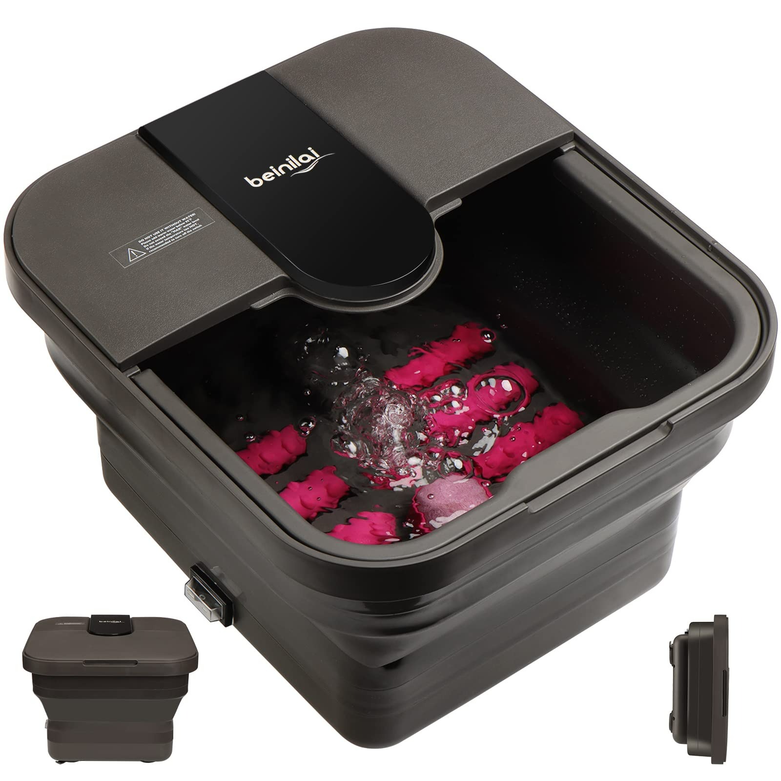 Get Collapsible Foot Spa,Foot Bath with Heat Massage Delivered | Weee ...