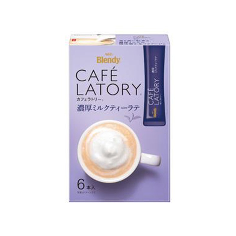 AGF CAFE LATORY スティック濃厚ロイヤルミルクティー 6本入 新品 - Weee!