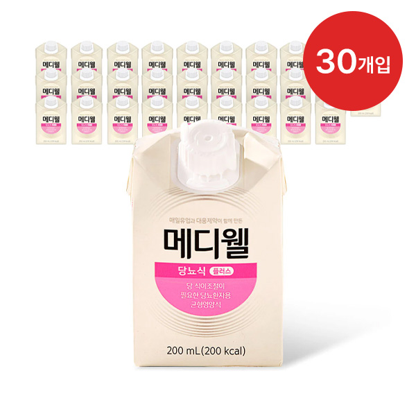 [메디웰] 당뇨식 플러스 (200ml x 30개입) - Weee!