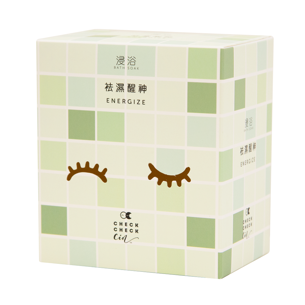 Get CHECKCHECKCIN Bath Soak Energize 20g x 5 sachets GMP Certified. 100 ...