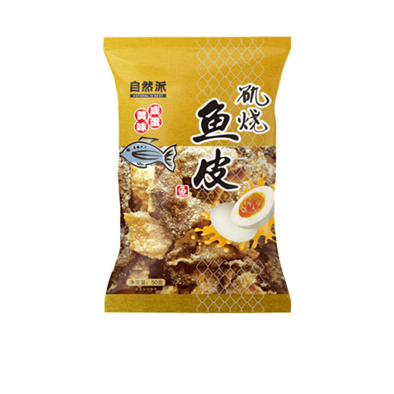 Get Natural style crispy and fragrant fried fish skin snacks with ...