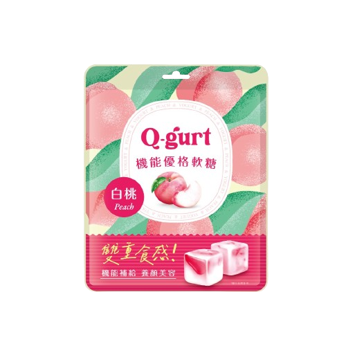 Get Q-gurt-Functional Yogurt Gummies - Peach (18Ppcs) Delivered | Weee ...