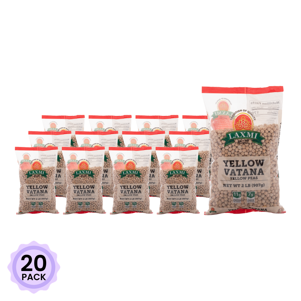 Get Laxmi Yellow Vatana (Yellow Peas) 2 lb*20 pack Delivered | Weee ...