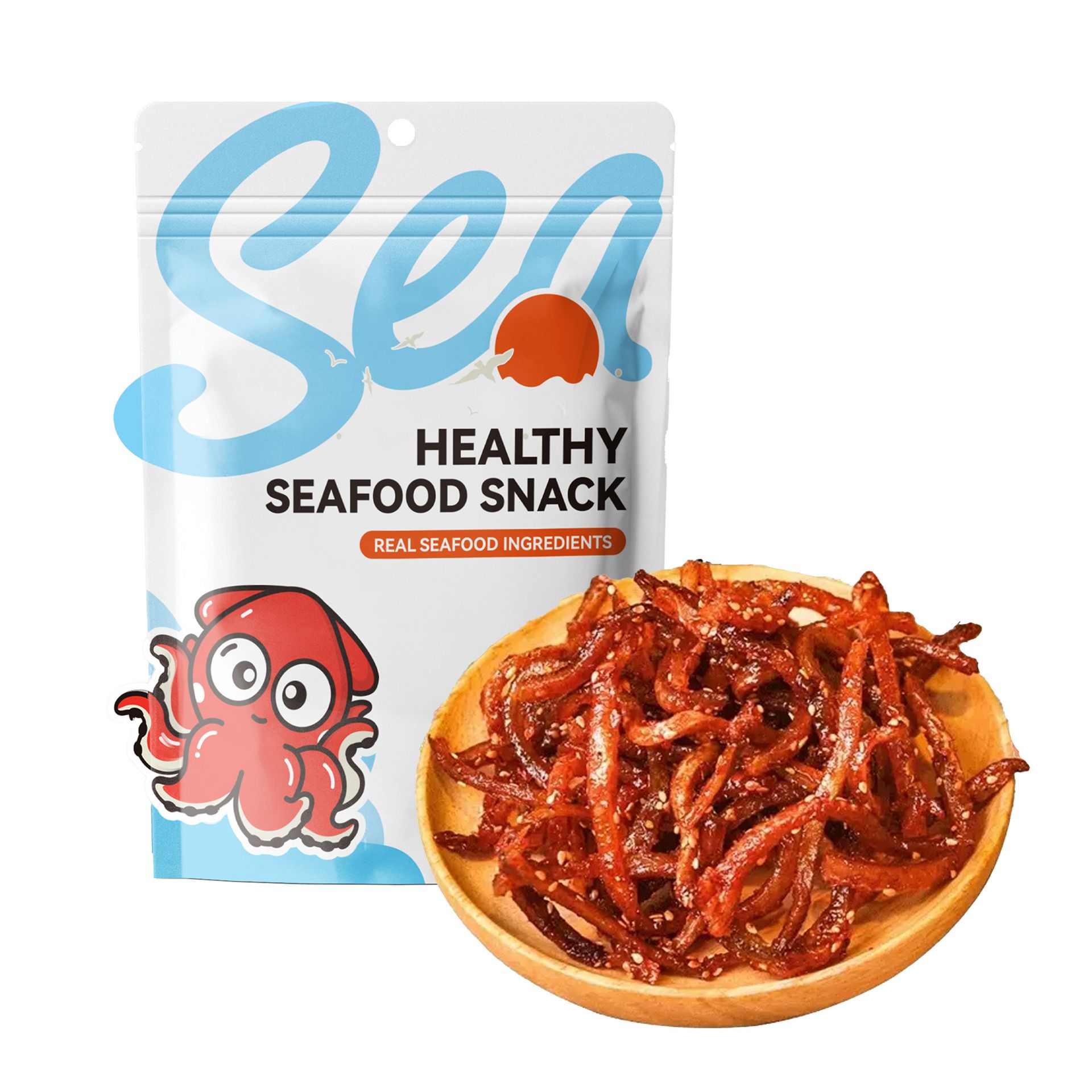 Get Sea Fortune Shredded Eel Spicy Seafood Snack Small Dried Fish ...
