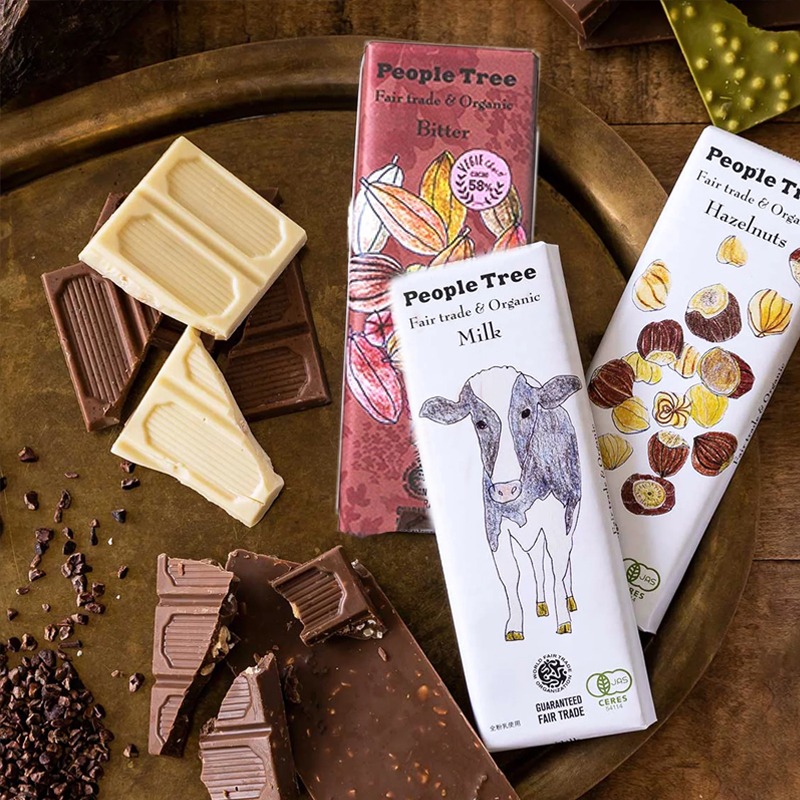 People Tree Candy Chocolate Three Flavors 50g x 3 - Weee!
