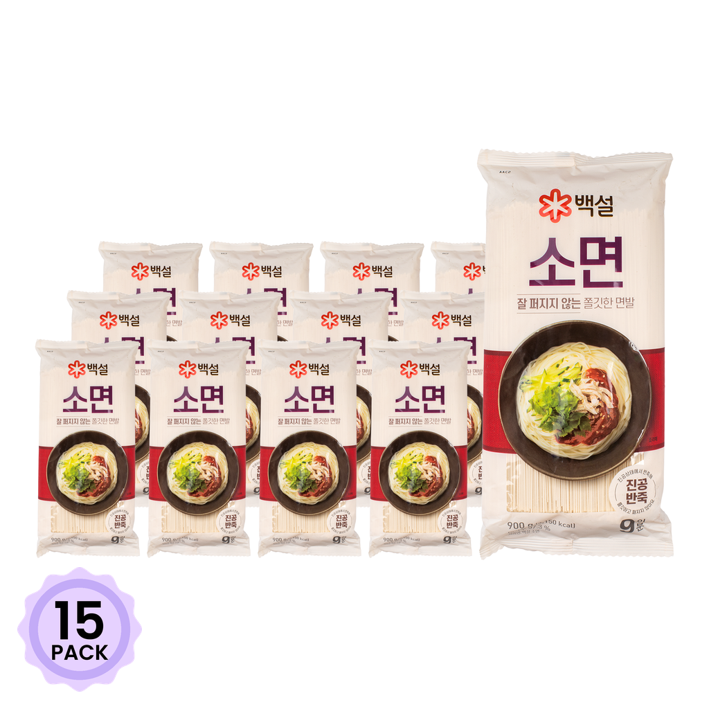Get CJ Foods Korean Style Somen Noodles 900 g*15 pack Delivered | Weee! Asian Market