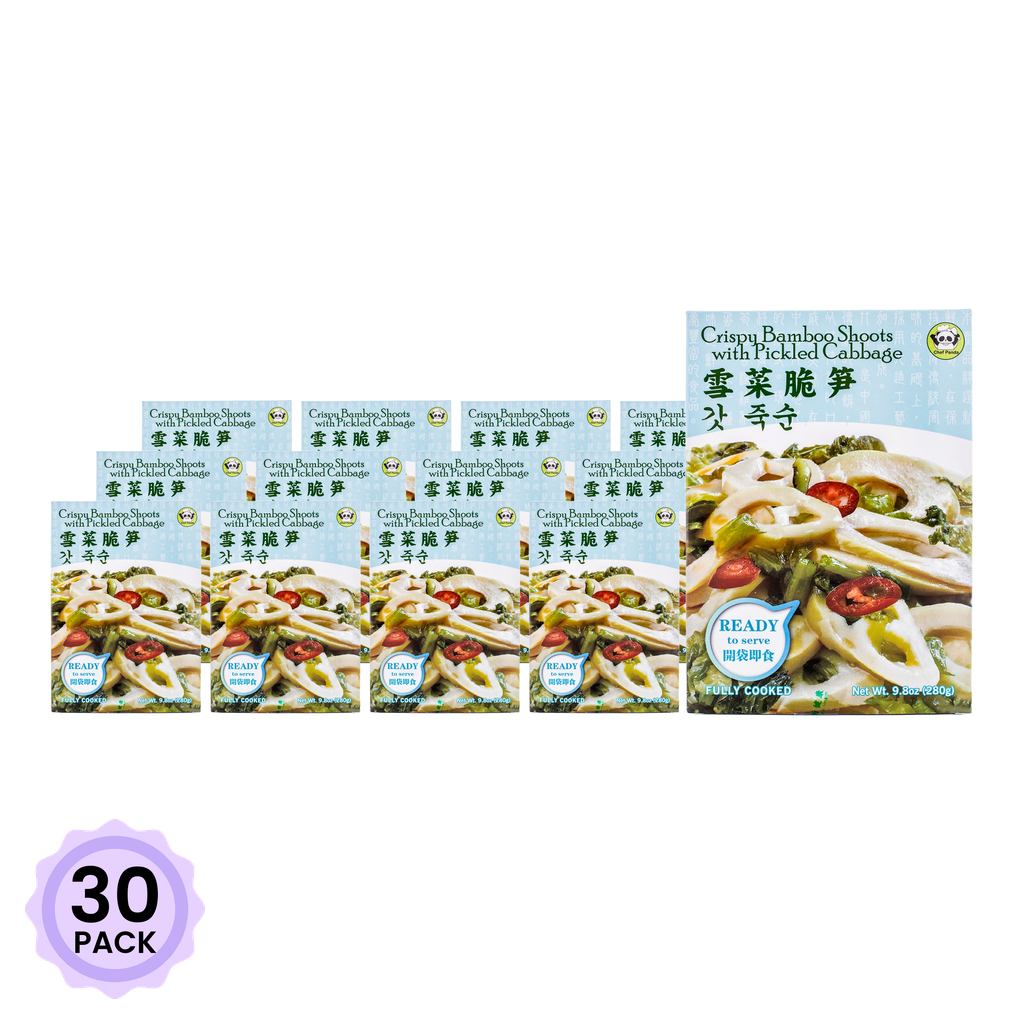 Get New Health Crisp Bamboo Shoots with Pickled Cabbage 280 g*30 pack ...