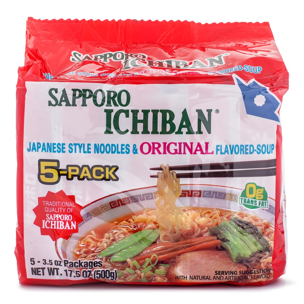 Sapporo Ichiban Instant Noodle, Original Flavor 5pk - Weee!