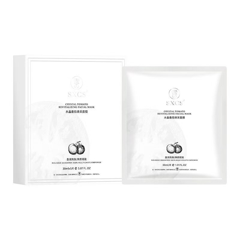 Get Crystal White Tomato Mask Hydrating non-whitening and anti ...