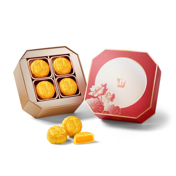 Get THE PENINSULA Mooncakes Gift Box Egg Custard 8's Delivered | Weee ...