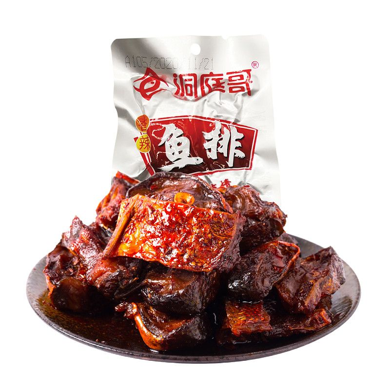 Get Dongting Brother spicy fish fried spicy spicy snacks snack Hunan ...