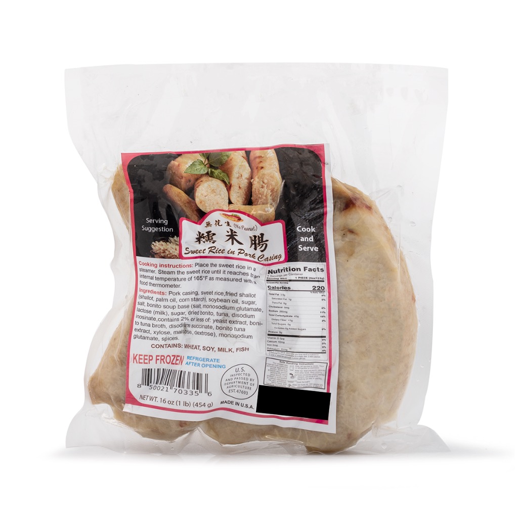 Hugo Foods 糯米腸 無花生 冷凍 - Weee!