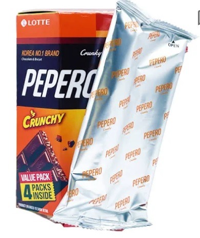 Get Lotte Pepero Crunchy Value Pack 4pk Delivered | Weee! Asian Market