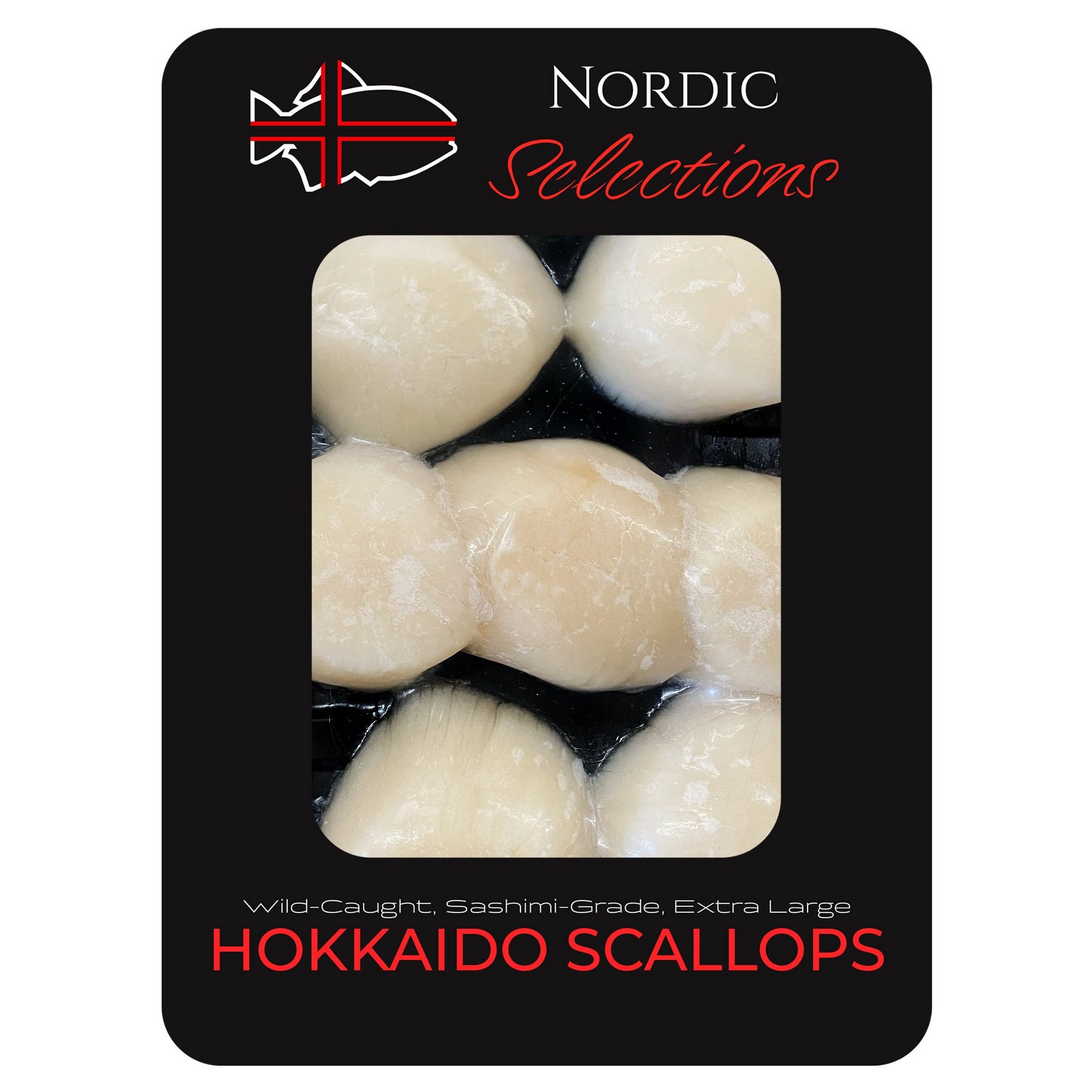 Get Wild Japanese Sea Scallops, Sushi Grade, Extra Large (12oz portion ...