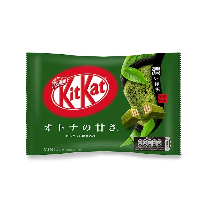 Get NESTLE JAPAN KIT KAT Strong Matcha Flavor Wafer 11 pcs Delivered ...