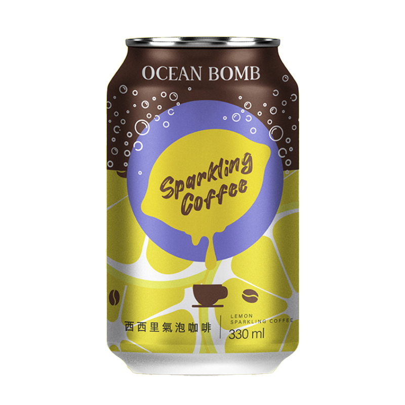 Get Ocean Bomb Lemon Flavor Sparkling Coffee Delivered | Weee! Asian Market