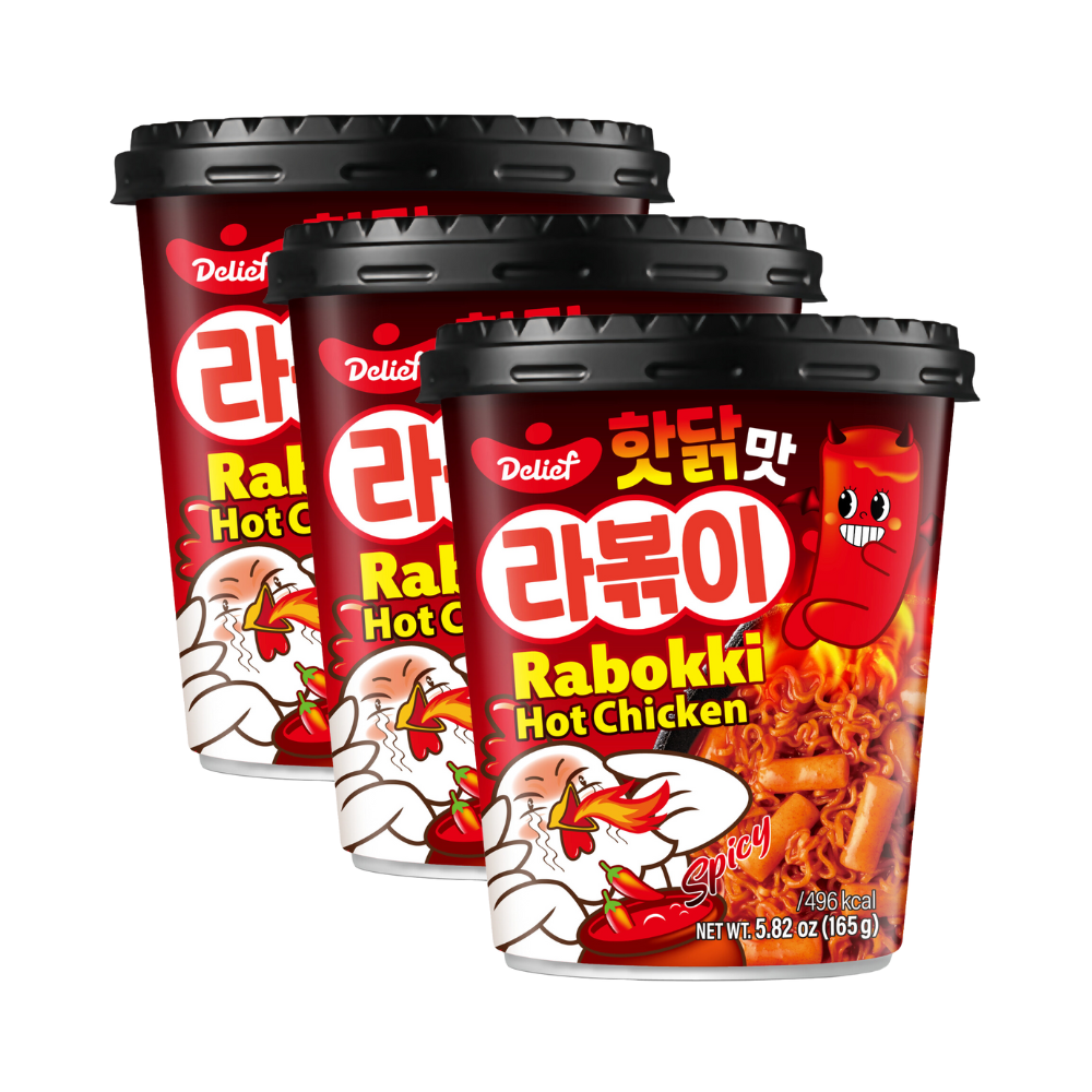Get Delief Rabokki Hot Chicken | Hot Ramen Noodles & Tteokbokki | 165g ...