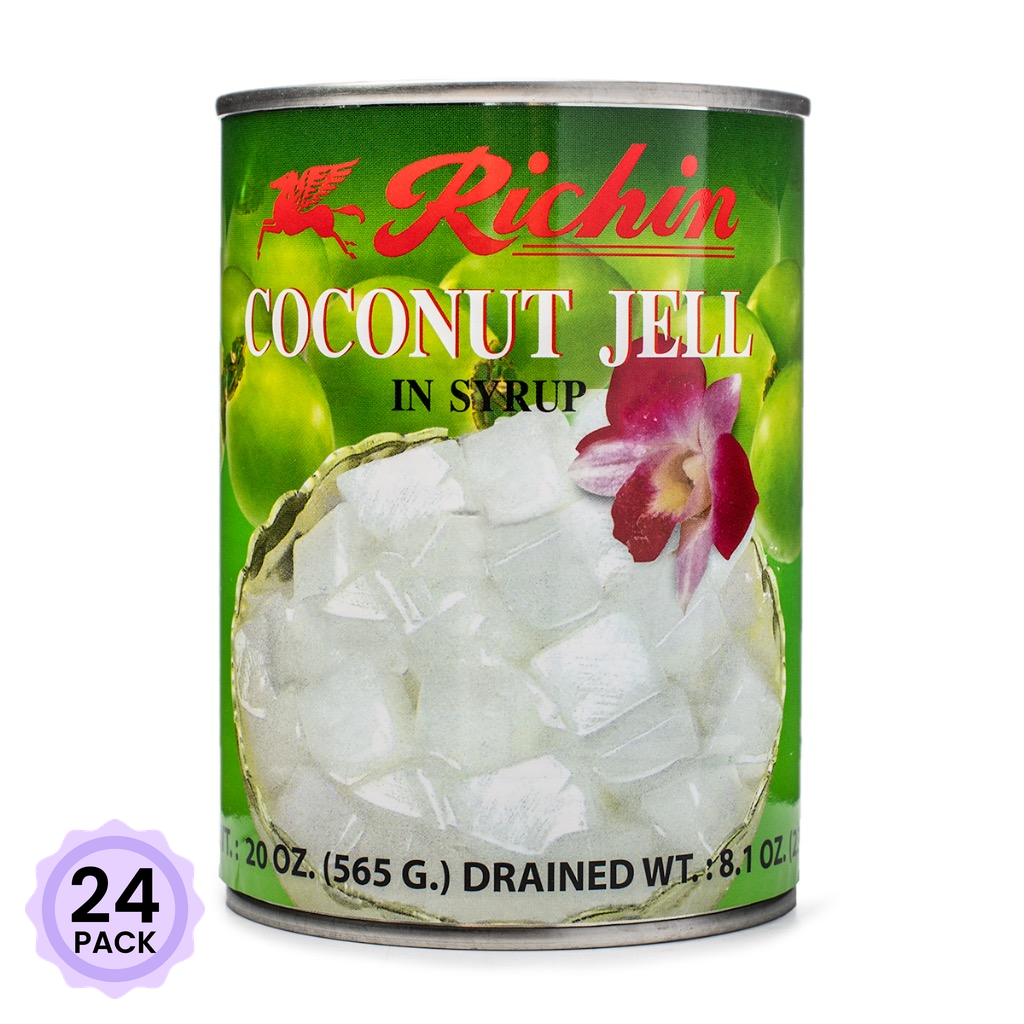 Get Richin Coconut Jelly in Syrup 20 oz*24 pack Delivered | Weee! Asian ...
