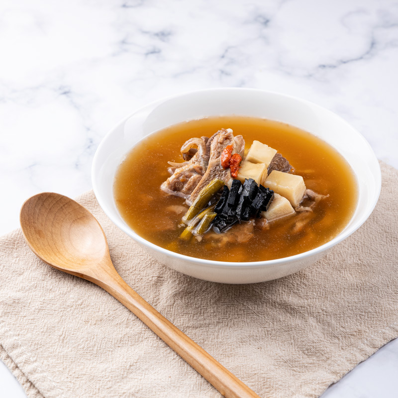 Longgu Soup with Lingchih and Dendrobium - Weee!