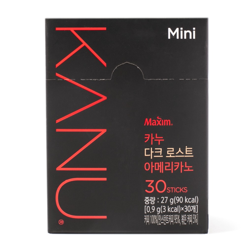 Get Kanu Mini Dark Roasted Instant Americano Coffee 0.9 g*30 pack ...