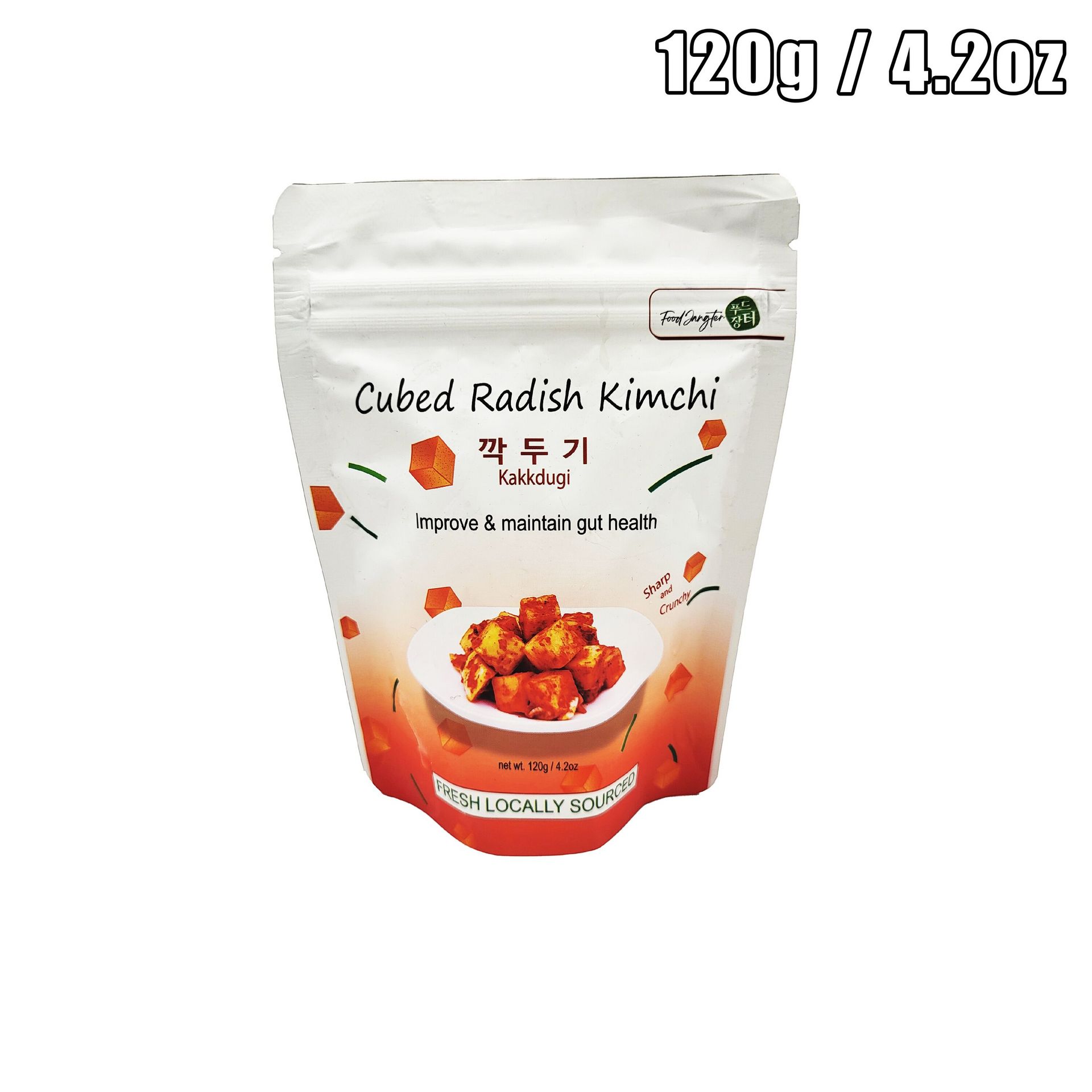 Get Korean Cubed Radish(Kakkdugi) Kimchi 120g 1 pack Delivered | Weee ...
