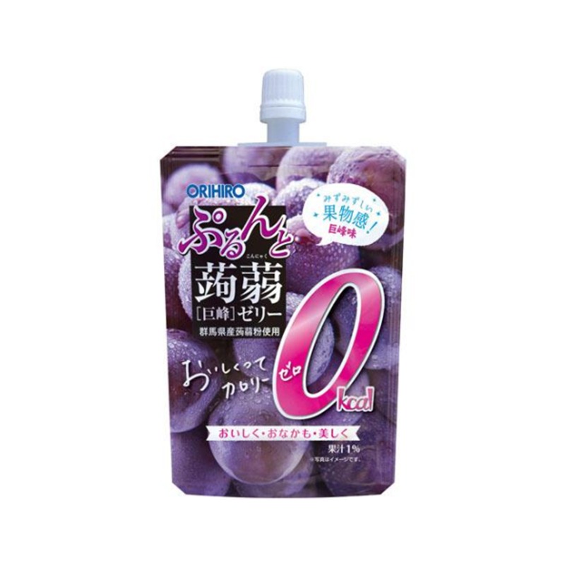 Get Orihiro Purunto Konjac Jelly Standing Zero Calorie Grape 130g ...
