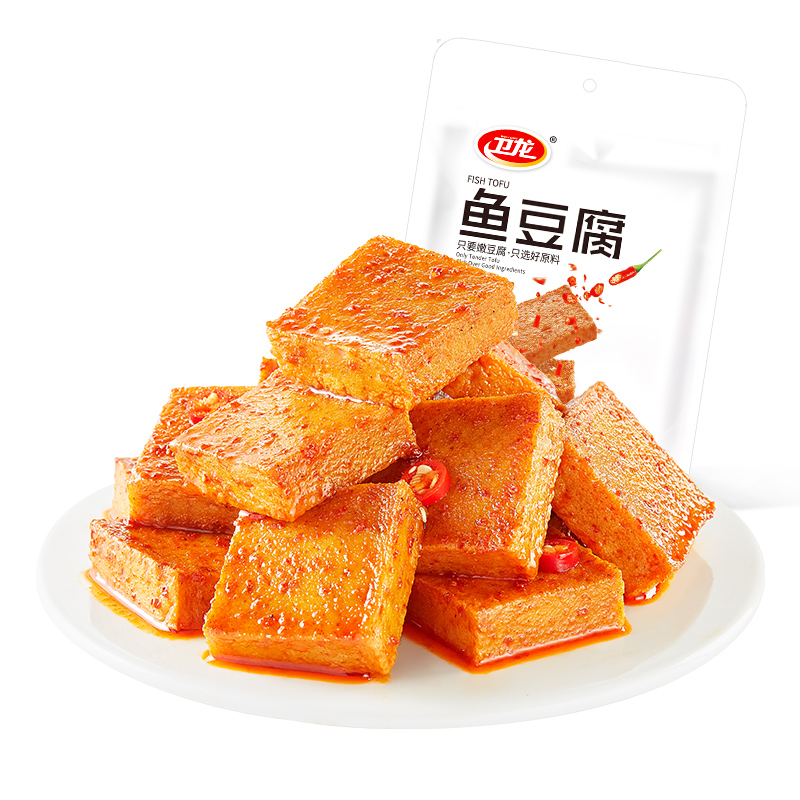 Get Weilong Spicy Fish Tofu Spicy Spicy Mixed Flavor Leisure Snacks180g ...