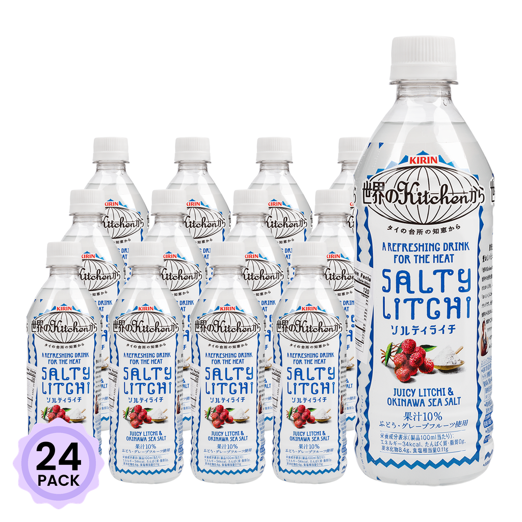 Get Kirin Salty Lychee Drink 500 ml*24 pack Delivered | Weee! Asian Market