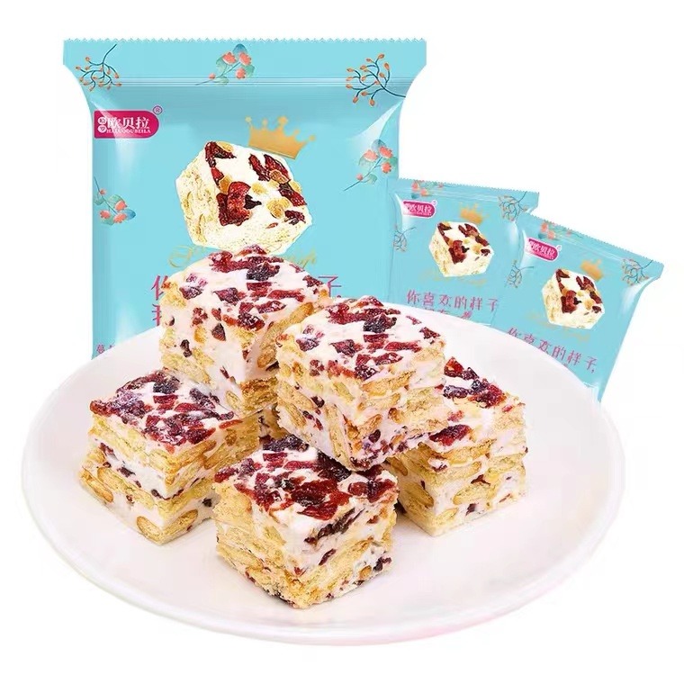 Get Nutty Snowflake Cake , Sachima, Nougat, Pastries, Netflix Snacks ...