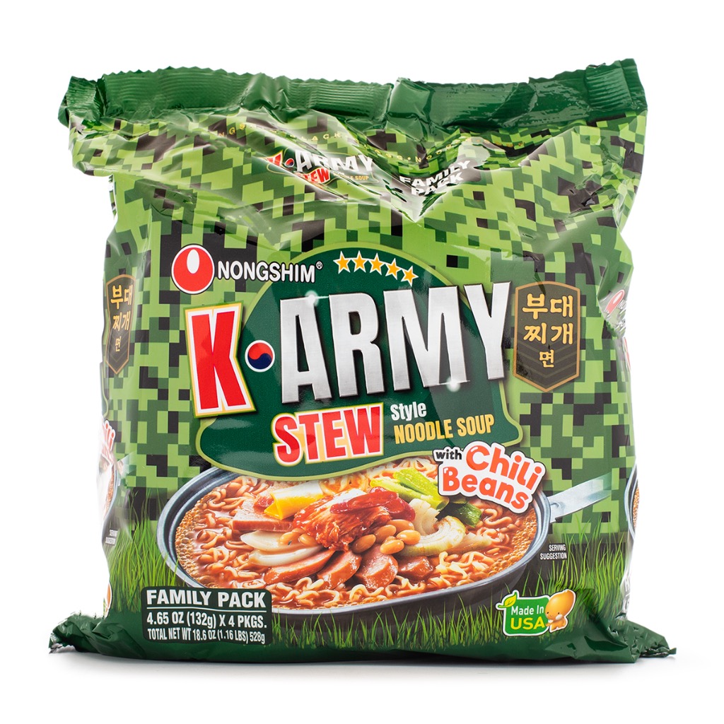 Get Nongshim K-Army Stew Style Noodle Soup 132g*4 Delivered | Weee ...