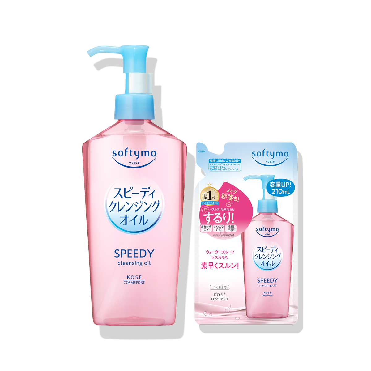 Get Softymo Speedy Cleansing Oil Bottle 240ml&Refill 210ml Delivered ...