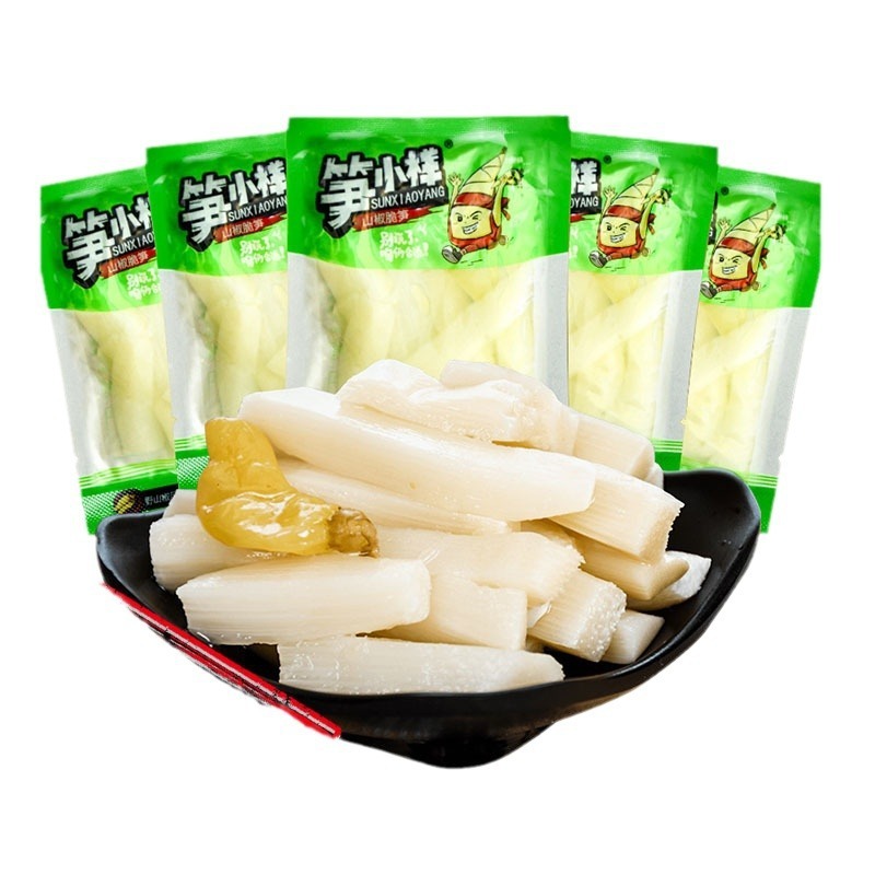 Get Bamboo Shoots Sample Mountain Pepper Crispy Bamboo Shoots 20 Pack ...