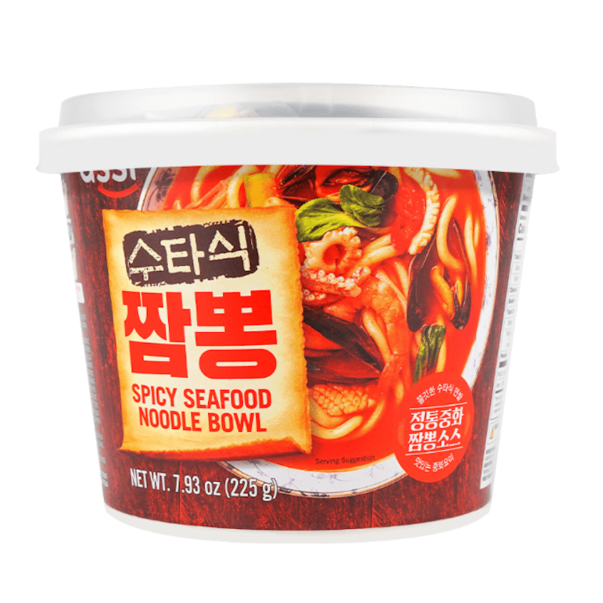 Get ASSI BRAND Spicy Seafood Udon Bowl 225g Delivered | Weee! Asian Market