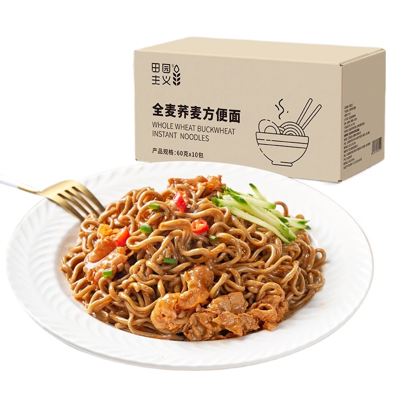 Get Pastoral Whole Wheat Buckwheat Instant Noodles Low Fat Non fried Meal Replacement 600g (60g ...