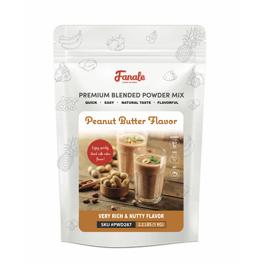 Fanale Premium Flavoring Powder for Bubble Tea Peanut Butter Flavor - Weee!