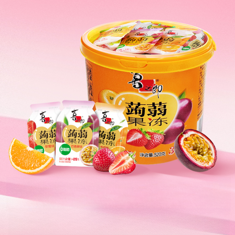 Get Xizhilang konjac juice flavors mixed 520g*1bucket Delivered | Weee! Asian Market
