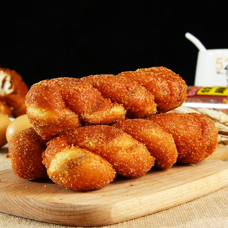 Get Old-fashioned soft twist shredded bread with bean paste filling ...