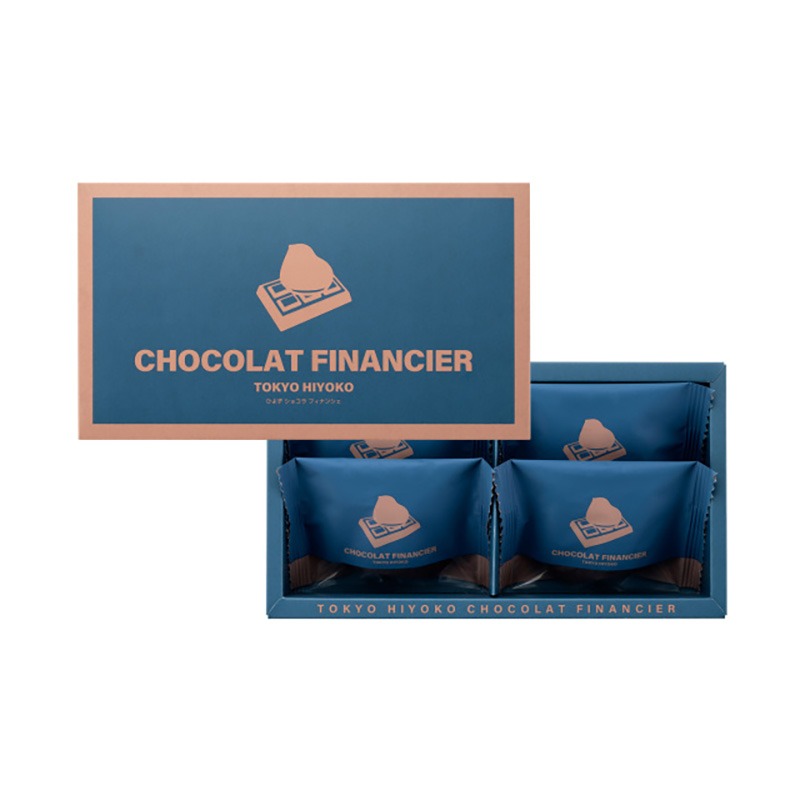 Get Japan Hiyoko Chicken Layer Financier Chocolate Flavor 4pcs ...
