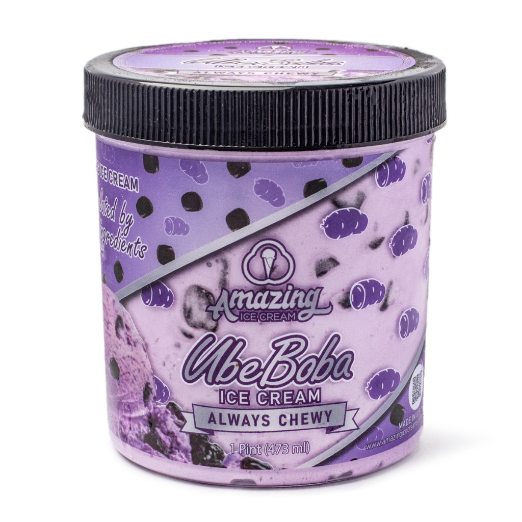 Amazing Ube Boba Ice Cream - Weee!