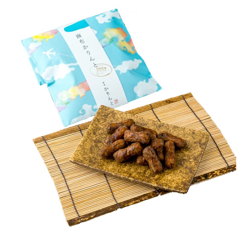 「日本直送」麻布かりんと・東京限定 黒糖かりんと 70g袋入り - Weee!