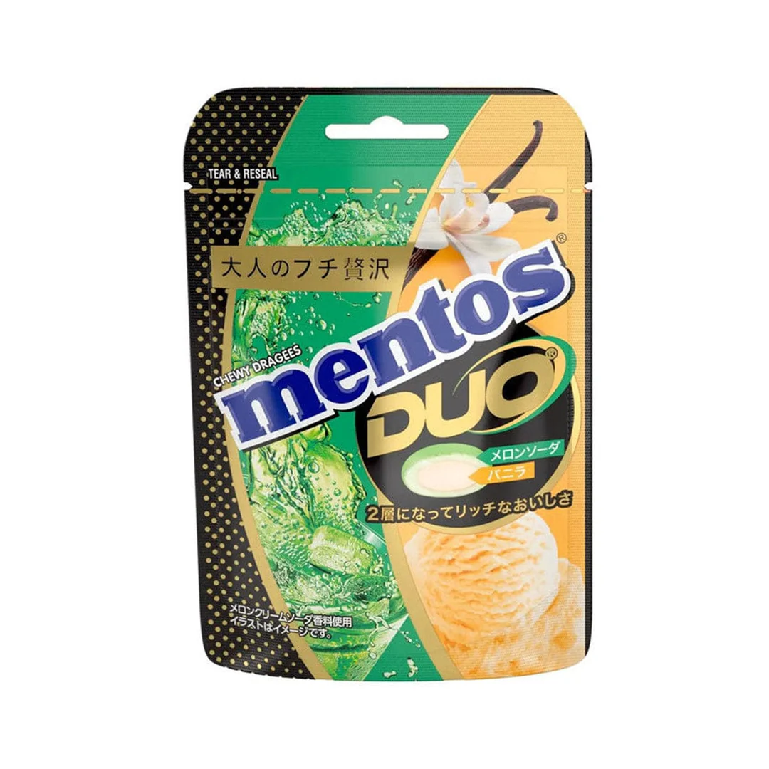 克拉西 Mentos 哈密瓜蘇打香草味軟糖 45g - Weee!