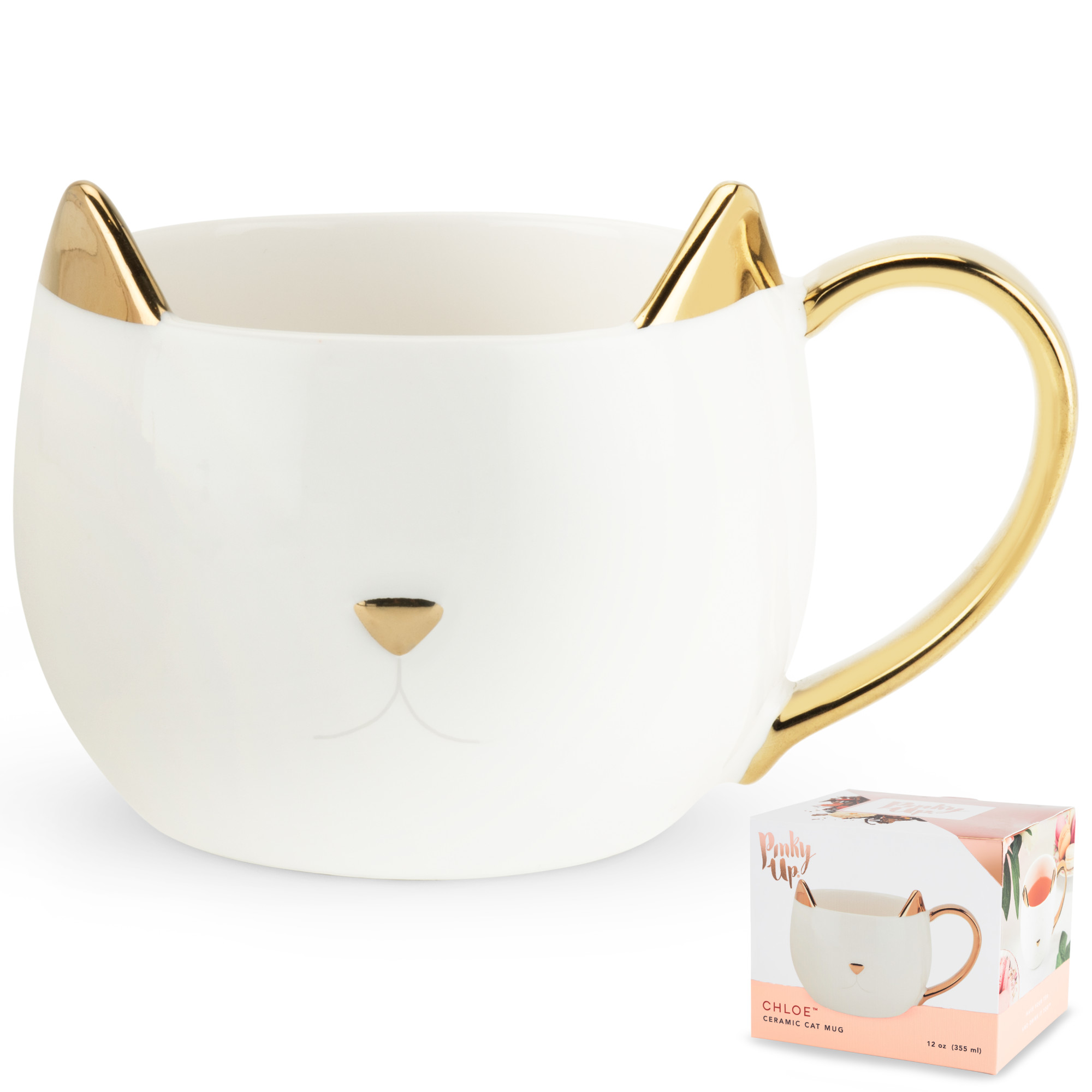 Get Chloe White Cat Mug Delivered | Weee! Asian Market
