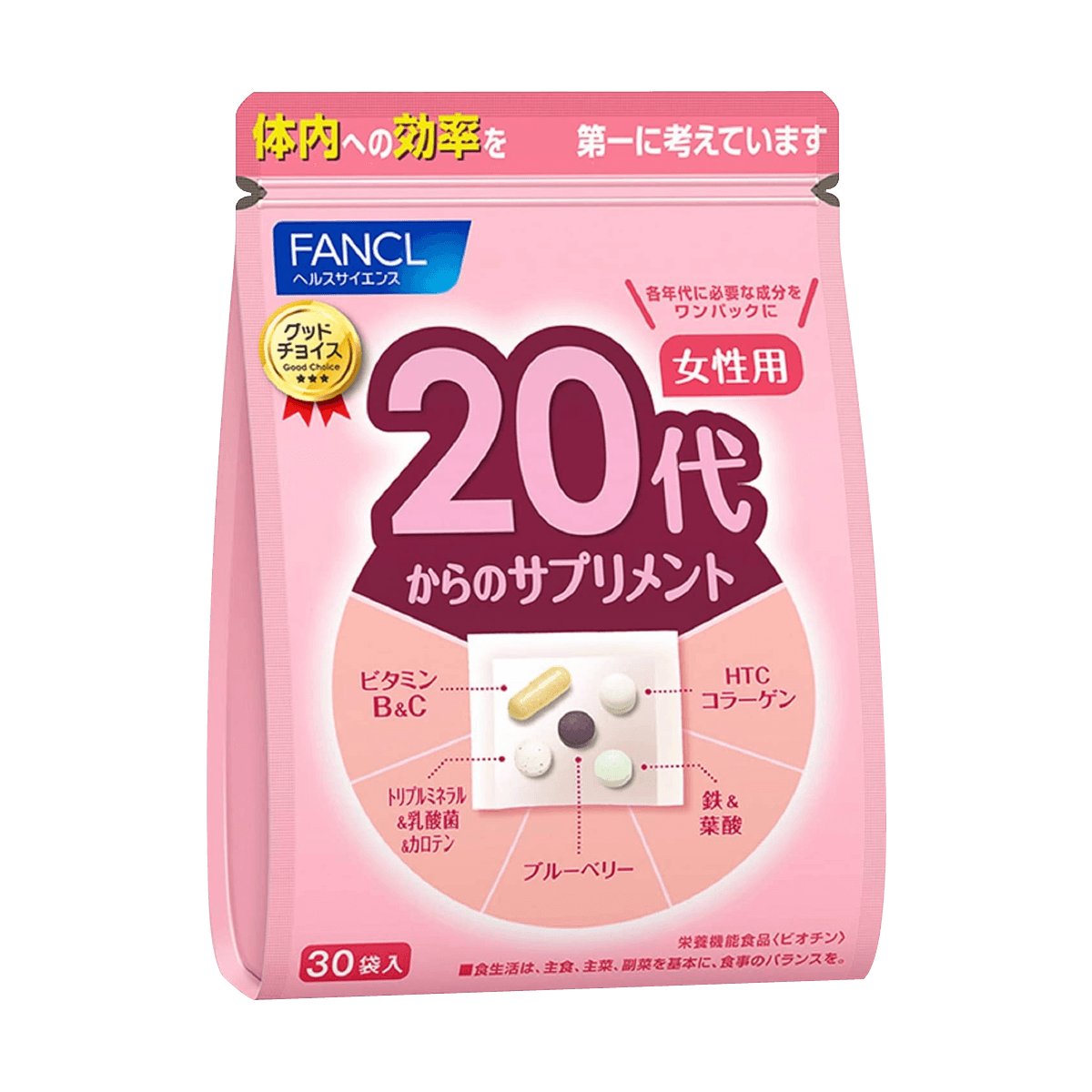 Get FANCL Healthy Science 20 Year's Female Supplement 30 bags Delivered ...