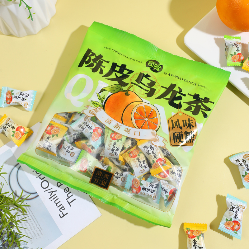 Get Tangerine peel oolong tea hard candy 258g/bag Delivered | Weee ...